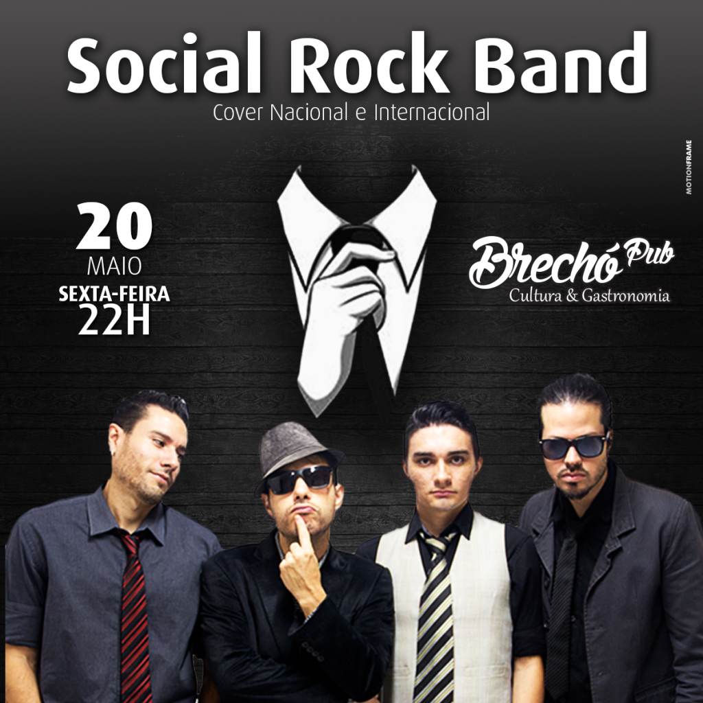 Social Rock Band | BrechóPub – No Palco